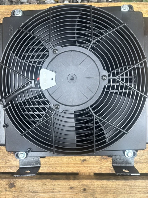 EMMEGI HYDRAULIC OIL Cooler Radiator And Fan Brand New Pn 183919 £333. ...