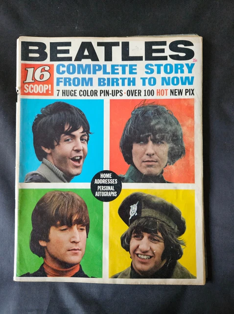 THE BEATLES: 16 Scoop Magazine-Complete Story From Birth to Now 1965 ...