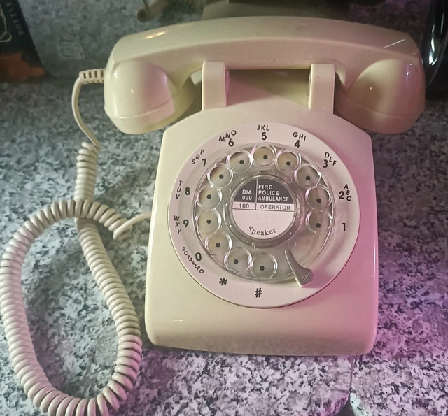 ROTARY DIAL TELEPHONE Vintage Cream Colour 1960/70's Retro £26.70 ...