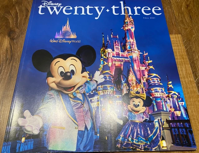 DISNEY D23 COLLECTIBLE Magazine Fall 2021 Issue Featuring Walt Disney ...