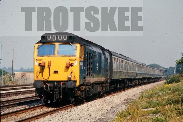 35MM SLIDE BR British Rail Diesel Loco Class 50 50046 1976 Original £3. ...