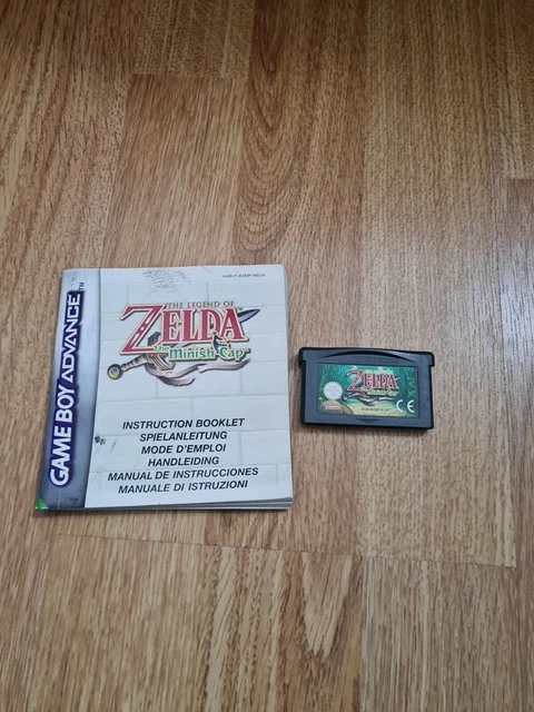 THE LEGEND OF Zelda The Minish Cap Nintendo Gameboy Advance Game Cart ...