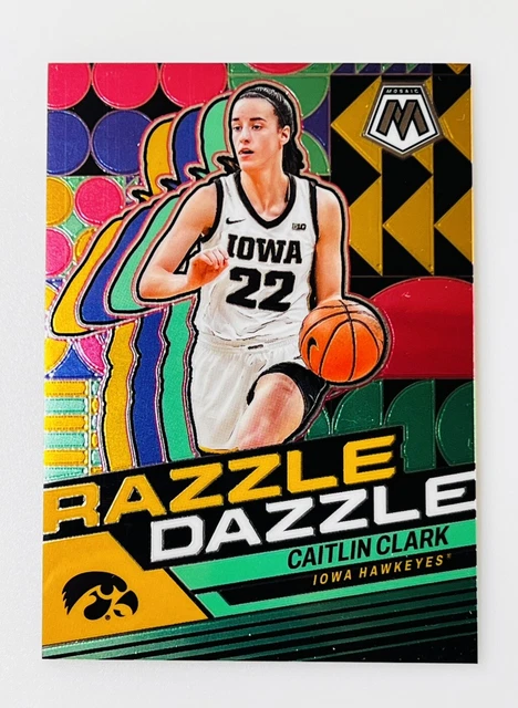 2024 PANINI CAITLIN Clark Collection Mosaic Razzle Dazzle #RD1 $20.21 ...