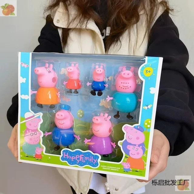PEPPA PIG FOUR Toy Dolls Set Girl Boy Children Birthday Play Figures ...