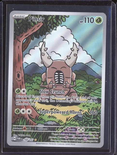 PINSIR 2024 POKEMON Twilight Masquerade Illustration Rare 168/167 £11.41 - PicClick UK