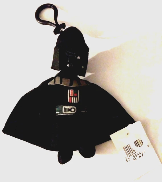 NEW STAR WARS Darth Vader KeyChain Plush Doll Coin Pouch/Bag Soft Clip ...