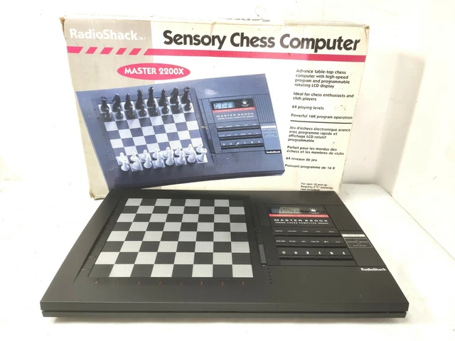 RADIOSHACK MASTER 2200X Sensory Chess Computer £5.93 - PicClick UK