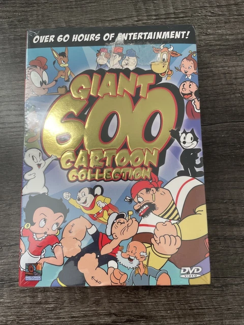 GIANT 600 CARTOON Collection DVD 12 Disc Set Classic Favorites HUGE ...