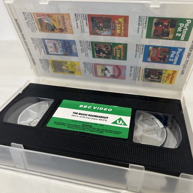 BBC 1989 THE Magic Roundabout VHS, 13 Episodes Children’s TV Show 80s ...