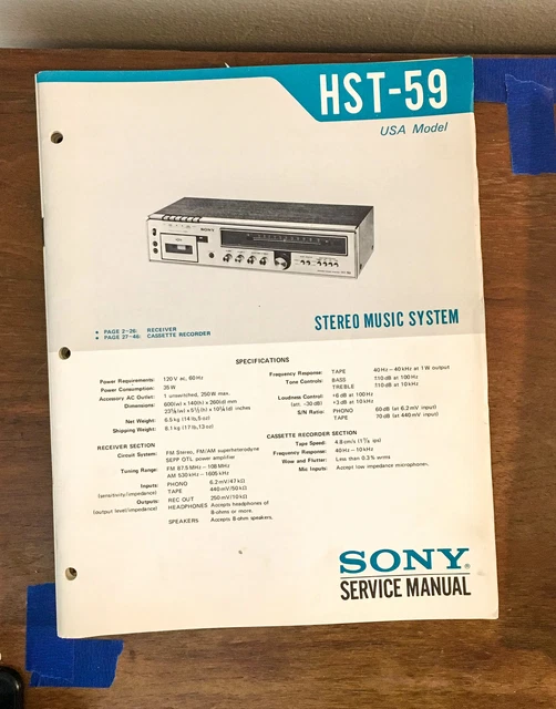 Vintage Sony Music System FOR SALE! - PicClick UK
