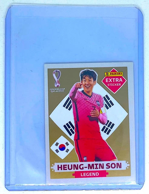 HEUNG-MIN SON GOLD Legend 2022 World Cup Wc Qatar Panini Extra Sticker ...