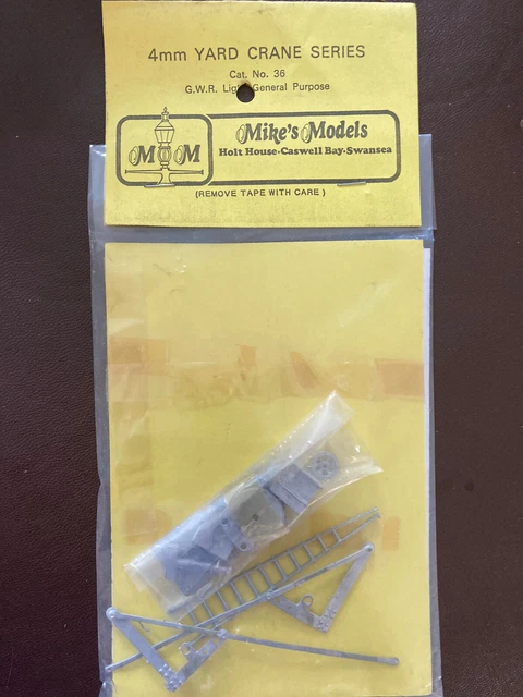 MIKES MODELS GREAT Western GWR Goods Yard Crane Kit Finescale 00 EM S4 ...