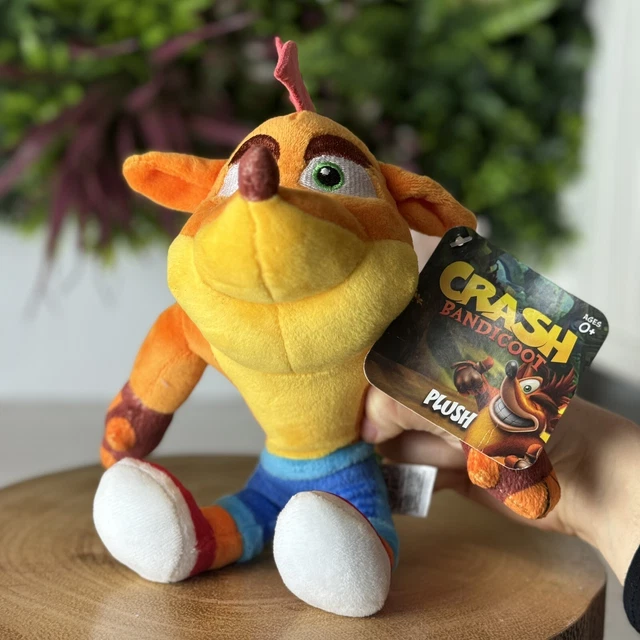 BANDAI CRASH BANDICOOT Plush Toy | 15cm Crash Bandicoot Soft Toy ...