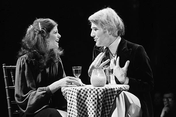 GILDA RADNER AS Girl, Steve Martin As Guy On SNL 1977 OLD TV PHOTO 1 ...