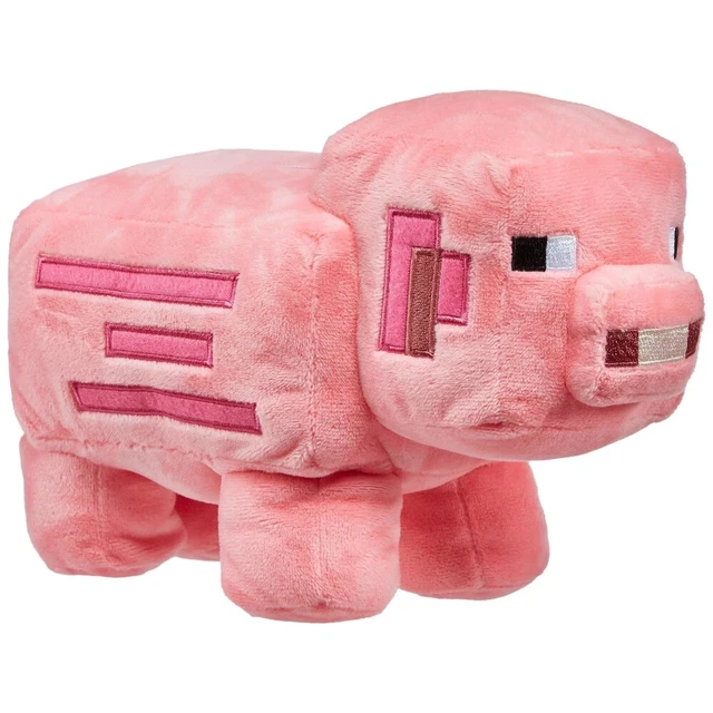 MINECRAFT MOVIE - Pig Classic Plush 20cm Filling Toy Gift Soft Toy NEW ...