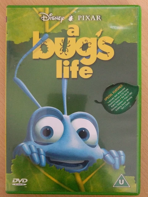 DISNEY PIXAR'S A Bug's Life Dvd (1999) Widescreen & Full Frame 2 Sided ...