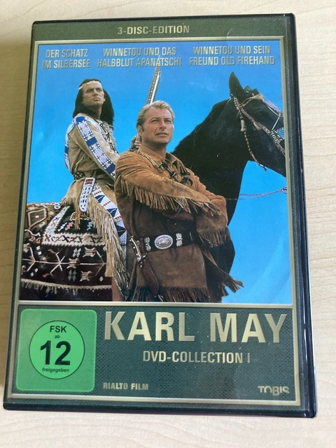 WINNETOU, KARL MAY DVD-Collection I, 3 DVD, FSK 6 und 12 EUR 4,25 ...