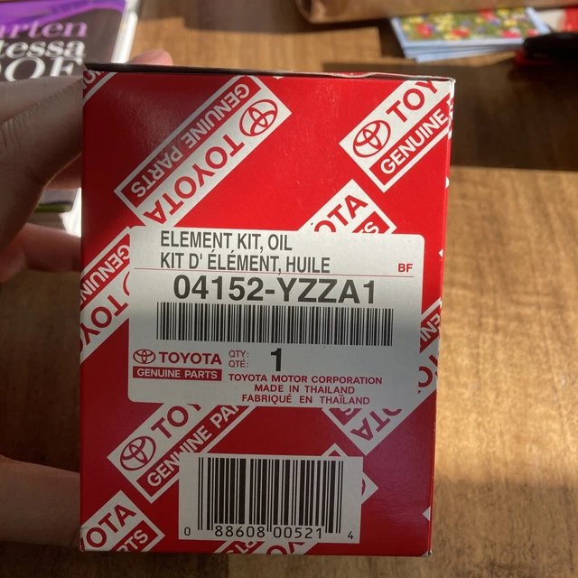 GENUINE TOYOTA GENUINE Toyota Oil Filter 04152-YZZA1 £4.12 - PicClick UK