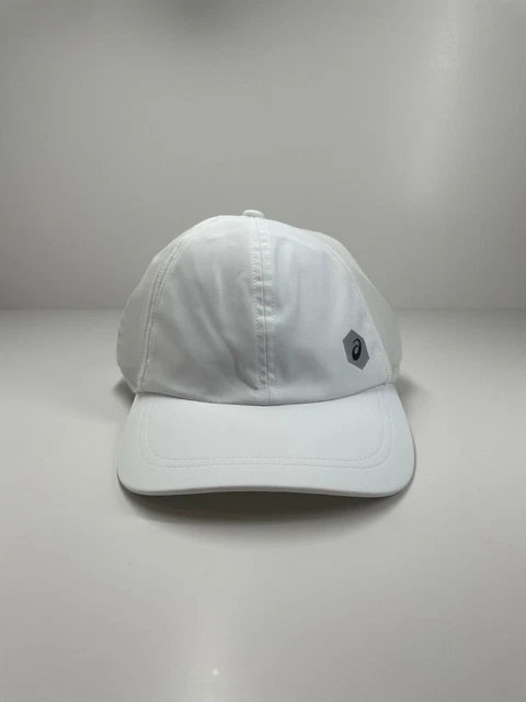 ASICS ESSENTIAL SPORT cap hat adjustable white one size fits most ...