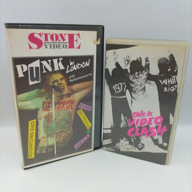 PUNK IN LONDON & Video Clash VHS tapes £14.95 - PicClick UK