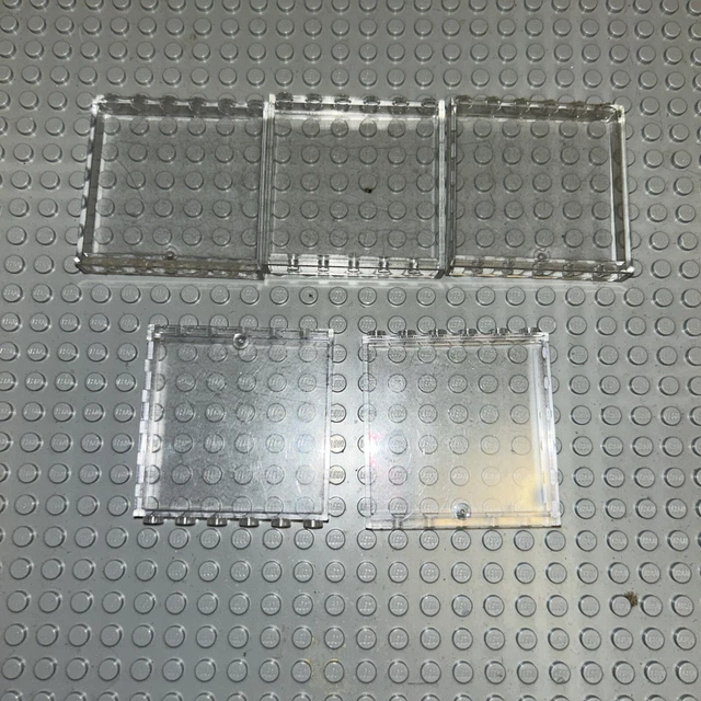 LEGO 1X6X5 TRANS Clear Brick Panel Window 59349 (lot of 5) £5.50 ...