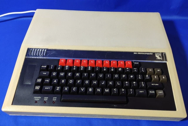 ACORN BBC MICRO Model B 32K - Issue 3 - Econet - DNFS - PSU Serviced - Working £140.00 - PicClick UK