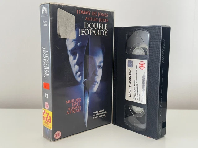 DOUBLE JEOPARDY - Tommy Lee Jones, Ashley Judd - Big Box PAL VHS Video ...