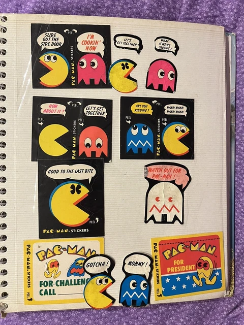 2X 80S 90S Sticker Album Books WWF Sandylion Garfield Mario Garbage ...