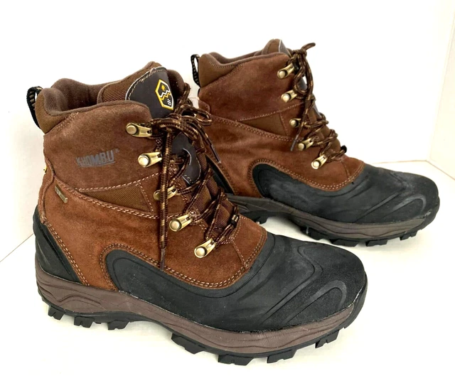 KHOMBU RYDER ALL Terrain Hiking Boots Mens Size 9 Brown Lace Up ...