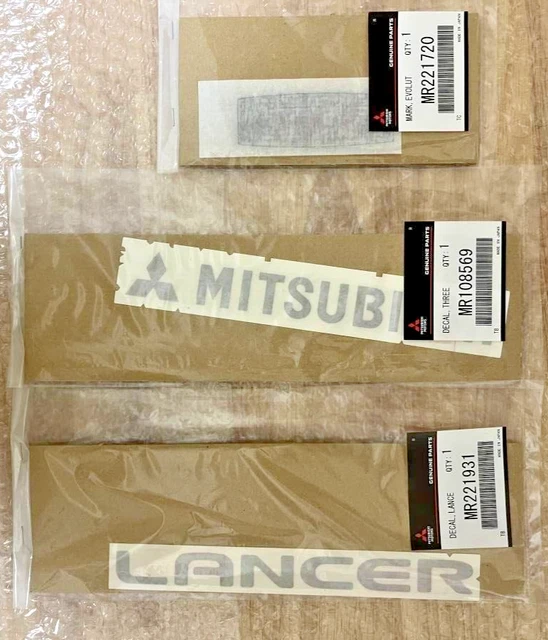 MITSUBISHI ORIGINALE LANCER Evolution EVO3 CE9A Retro Emblema ...