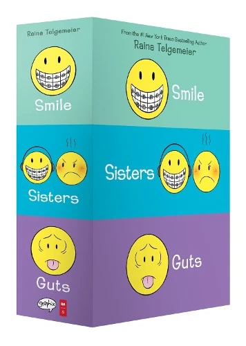 RAINA TELGEMEIER SMILE/SISTERS/GUTS Box Set (Poche) EUR 40,79 - PicClick FR
