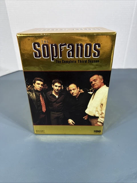 THE SOPRANOS: THE Complete Third Season (VHS, 2002) 5-Tape Gold Box Set ...