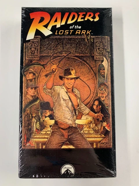 INDIANA JONES RAIDERS of the Lost Ark VHS Tape Factory Sealed Watermark ...