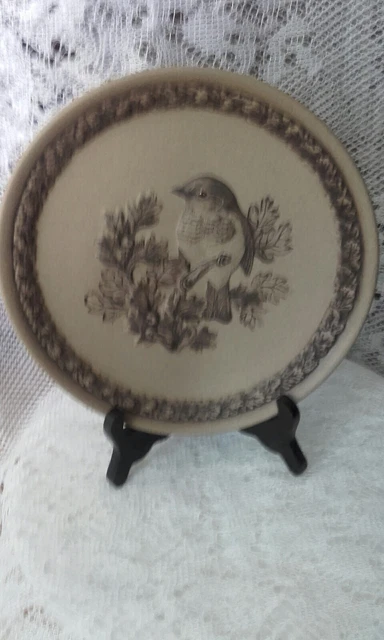 POOLE POTTERY BRITISH Garden Birds Limited Edition Collectors Plate ...