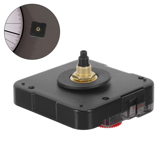 MOVEMENT FOR CLOCK Repair Replacement Mechanism Long Shaft Quartz Kit ...