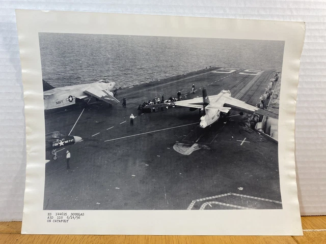 DOUGLAS A-3D SKYWARRIOR Landing On USS Forrestal (CVA-59) SUPER CARRIER ...