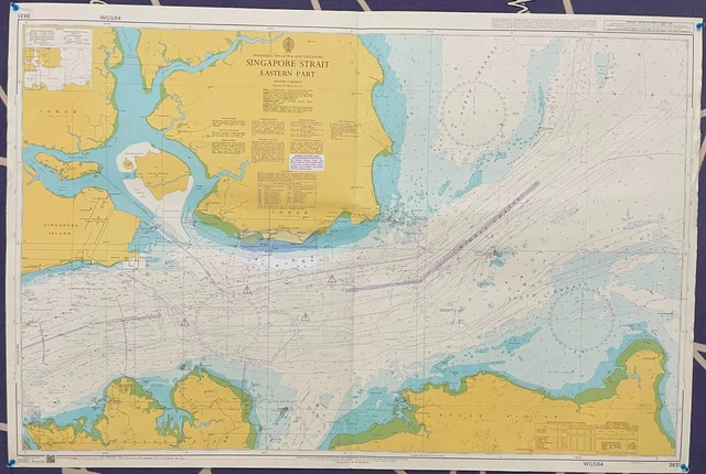 ADMIRALTY 3831 INDONESIA MALAYSIA AND SINGAPORE STRAIT EASTERN PART Map ...
