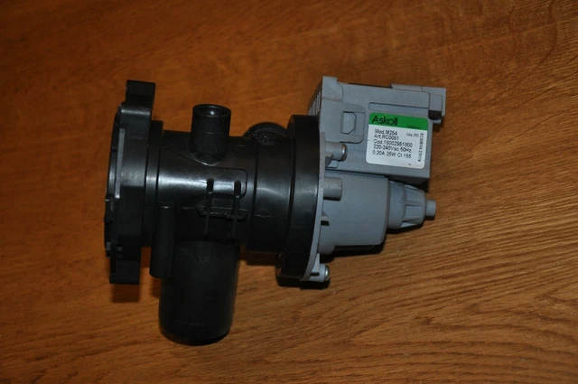 ASKOLL M254 FLAP Drain Pump 240V 50Hz 16002951800 Hotpoint WMYL 7151 PS ...