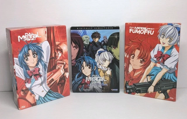 FULL METAL PANIC + Fumoffu + The Second Raid TV Series Complete DVD Box ...