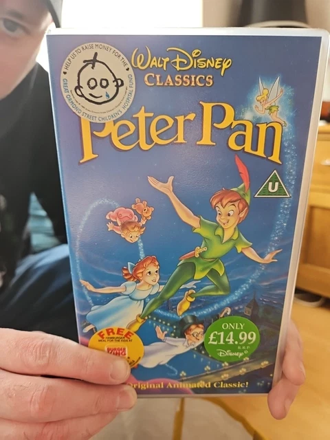RARE GREEK VHS Video Disney VHS Peter Pan PAL Big Box VHS VIDEO WALT DISNEY £23.99 - PicClick UK