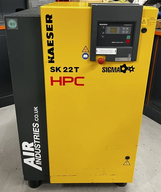 KAESER / HPC SK22T Rotary Screw Compressor Package + Dryer, 11Kw, 70Cfm ...