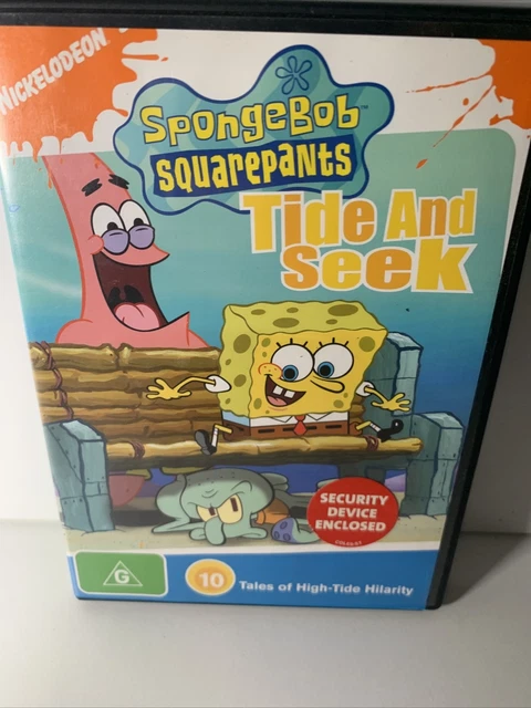 SPONGEBOB SQUAREPANTS TIDE & Seek Movie DVD Free Postage Region 4 AUS £ ...