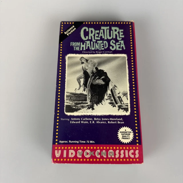 CREATURE FROM THE Haunted Sea Roger Corman VHS Rare Horror £7.29 ...