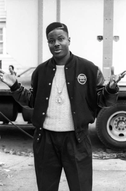 RAPPER PLAY OF Kid 'N Play during the filming of Sweet Tee's "On - Old ...