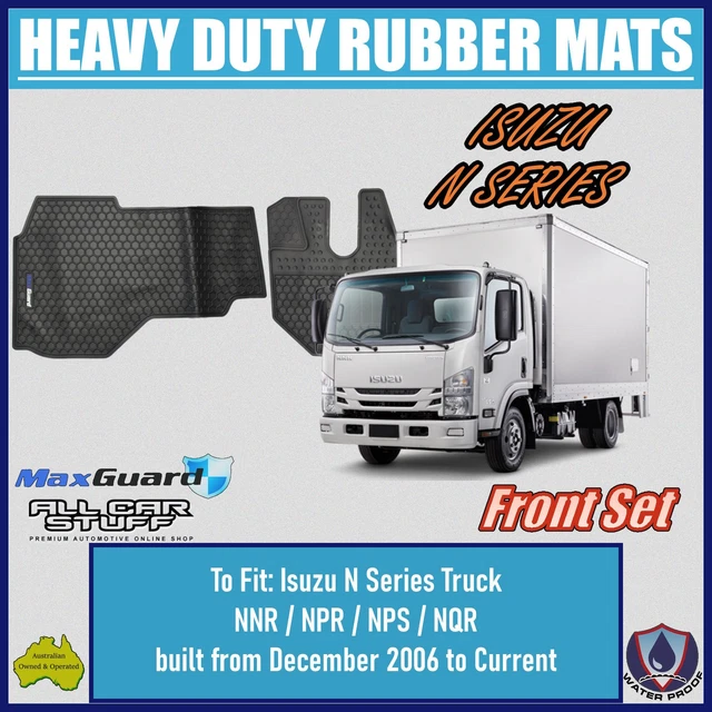 HEAVY DUTY RUBBER Floor Mats for Isuzu NNR/NPR/NPS/NQR Truck: 12/2006 to Current $88.88 ...