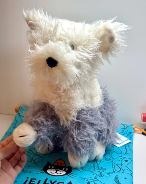 CHARMING JELLYCAT EWERT Sheepdog Plush Doll, Complete Set with Tags ...