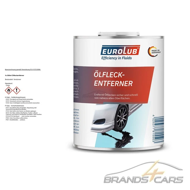 EUROLUB 500ML ÖLFLECKENTFERNER ÖLFLECK ÖLENTFERNER ÖL ENTFERNER ...
