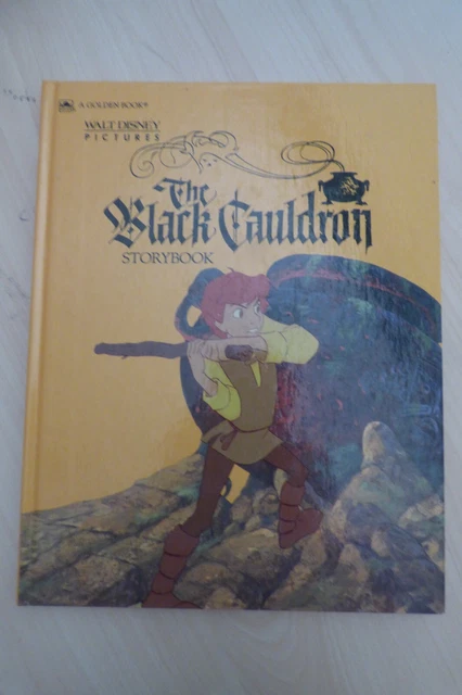 WALT DISNEY THE BLACK CAULDRON STORYBOOK HC New York Golden Book 1985 ...
