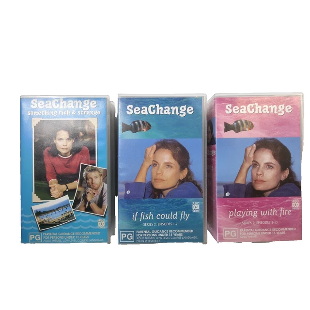 SEACHANGE VHS VIDEO Tapes Australian ABC TV Drama Series 1-3 Vintage ...