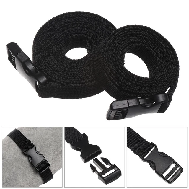 BAG TIGHTEN NYLON Cargo Tie Down Luggage Holder Belt Strap Travel Tied ...